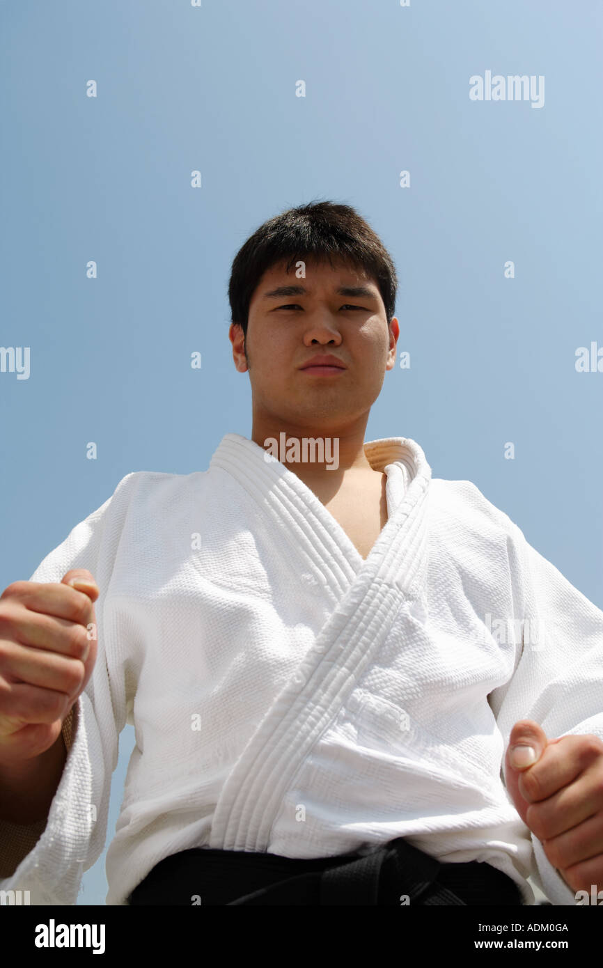 Portrait of a Karate Master Stock Photo - Alamy