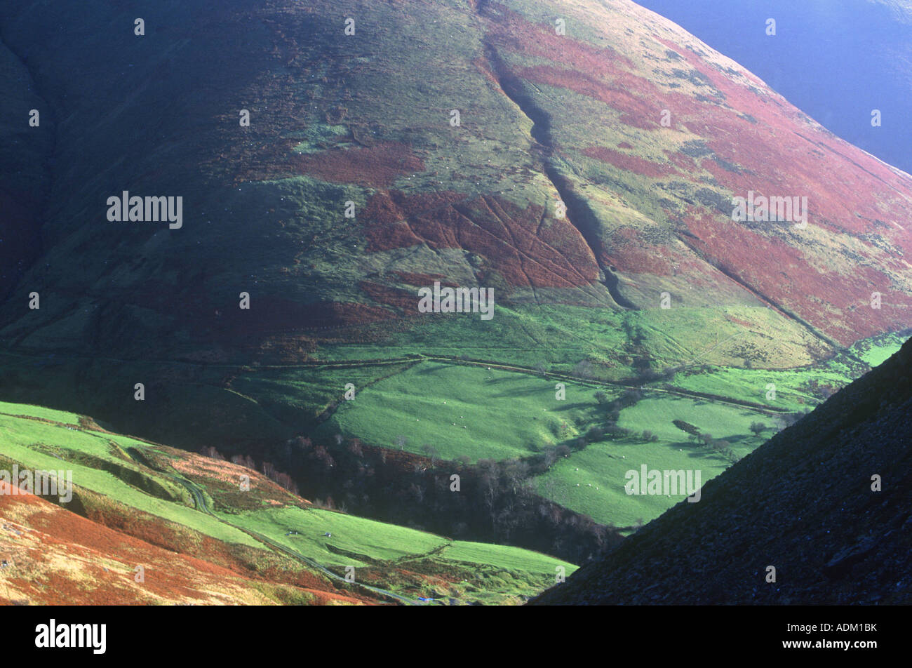 Cwm Cywarch Dinas Mawddwy Stock Photo - Alamy