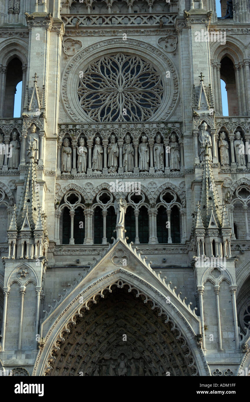 Gothic amiens cathedral notre hi-res stock photography and images - Alamy