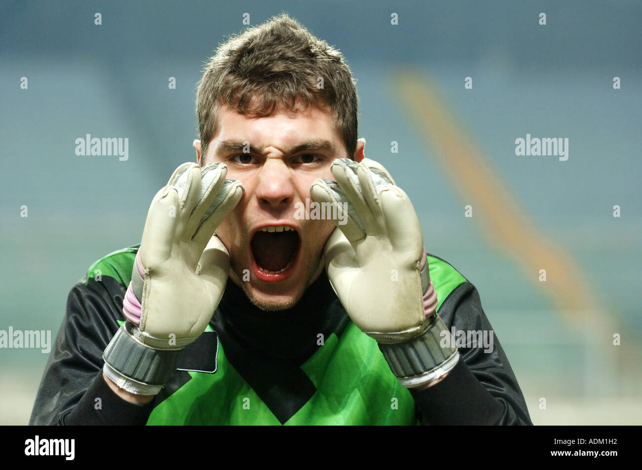 Professional football goalie hi-res stock photography and images - Alamy