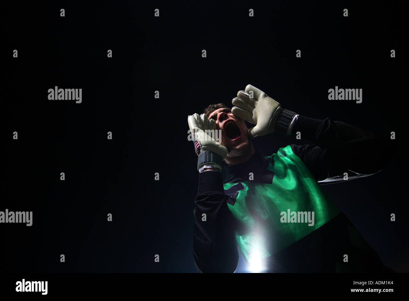 Football shouting shout hi-res stock photography and images - Alamy