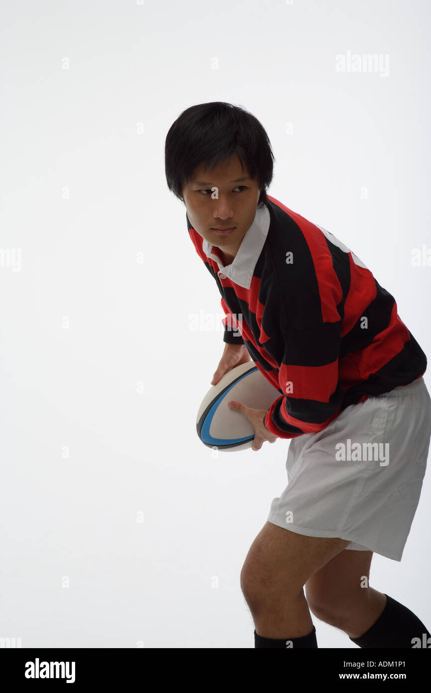 Portrait of Asian Rugby Player Stock Photo - Alamy