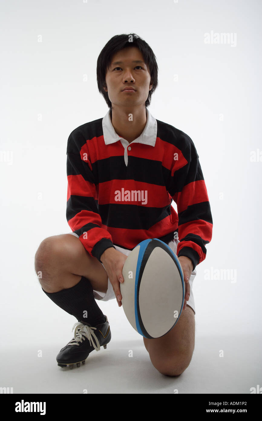 Portrait of Asian Rugby Player Stock Photo - Alamy