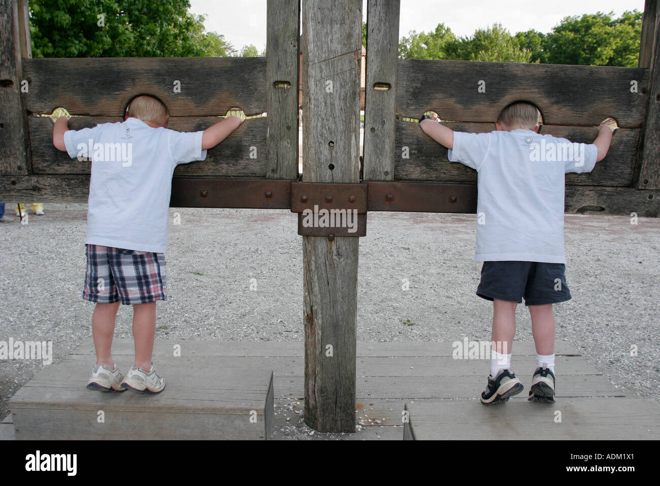 Head In The Stocks Stock Photos & Head In The Stocks Stock Images - Alamy