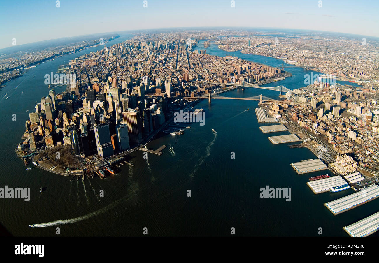 New york harbor city view hi-res stock photography and images - Alamy
