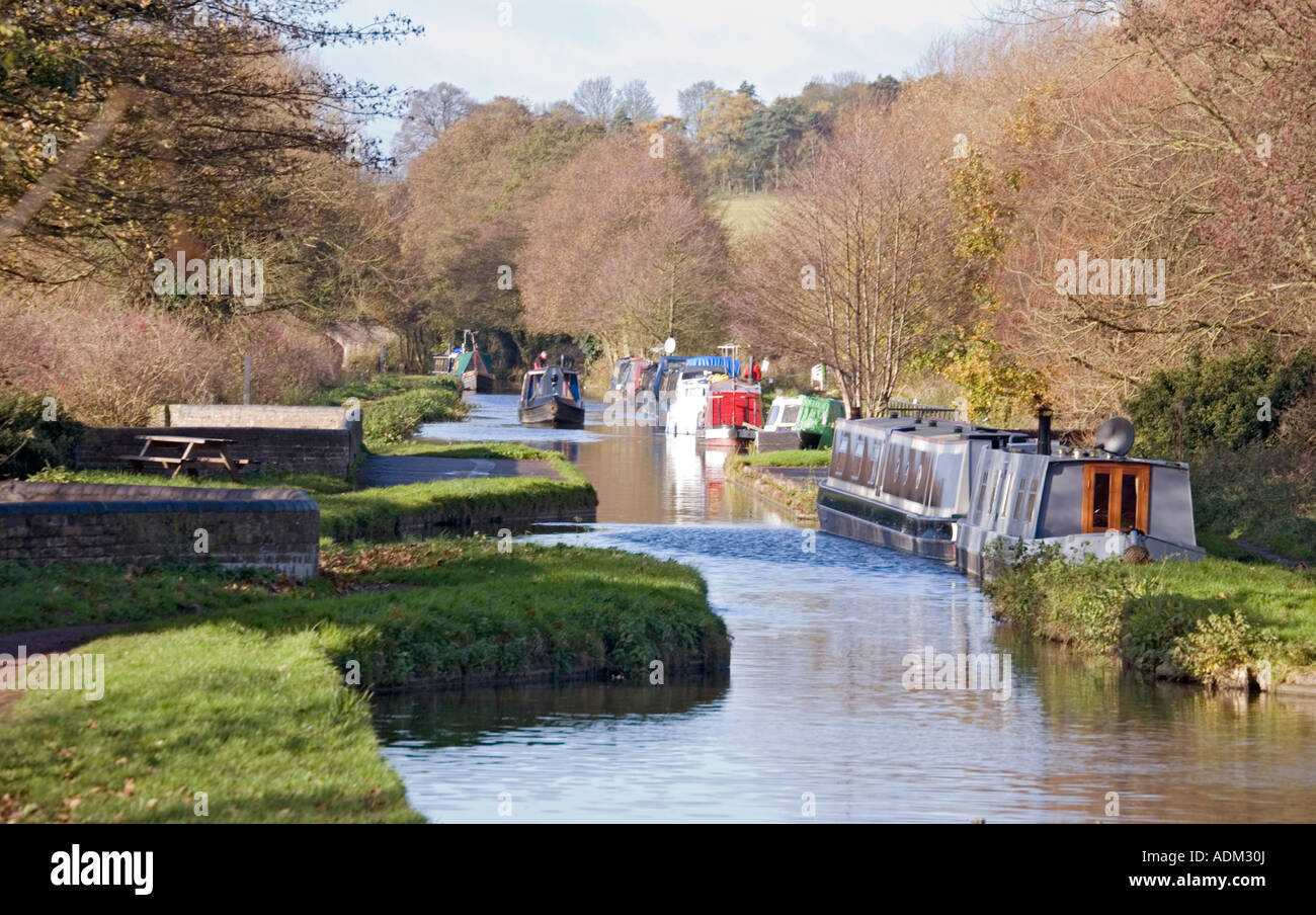 Autumn Great Haywood British Waterway Staffordshire & Worcestershire ...