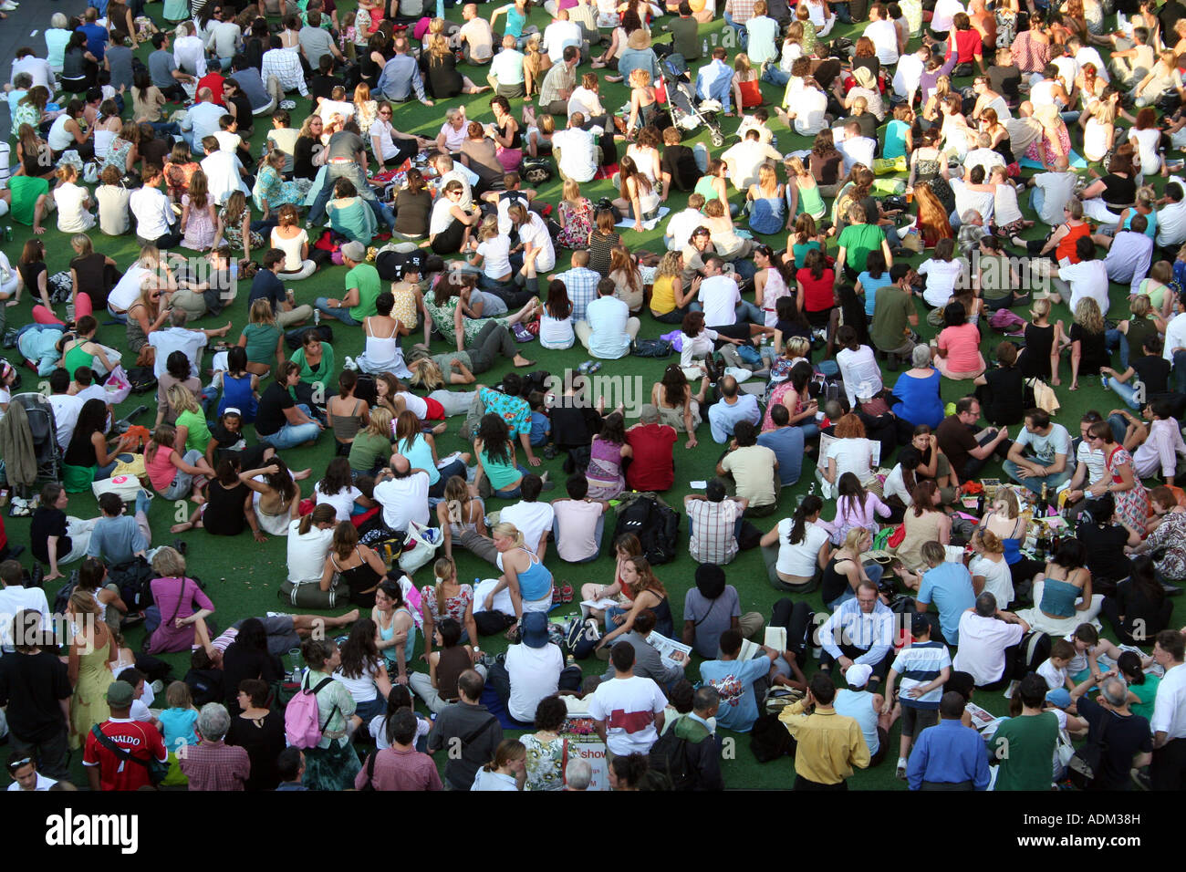 Summer outdoor event at the Southbank, London, England Stock Photo - Alamy