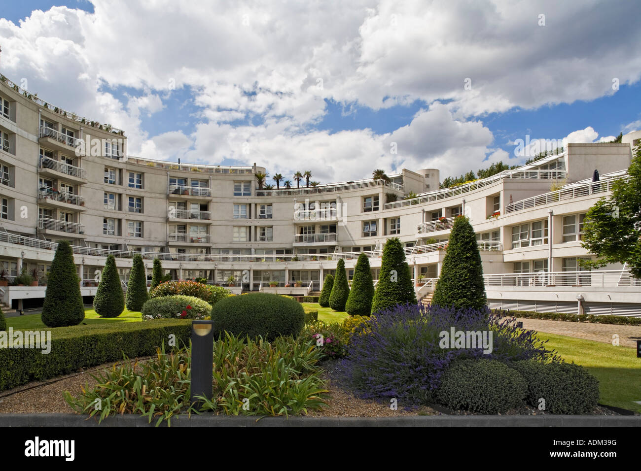 Pierhead Lock Apartments London Docklands Stock Photo - Alamy