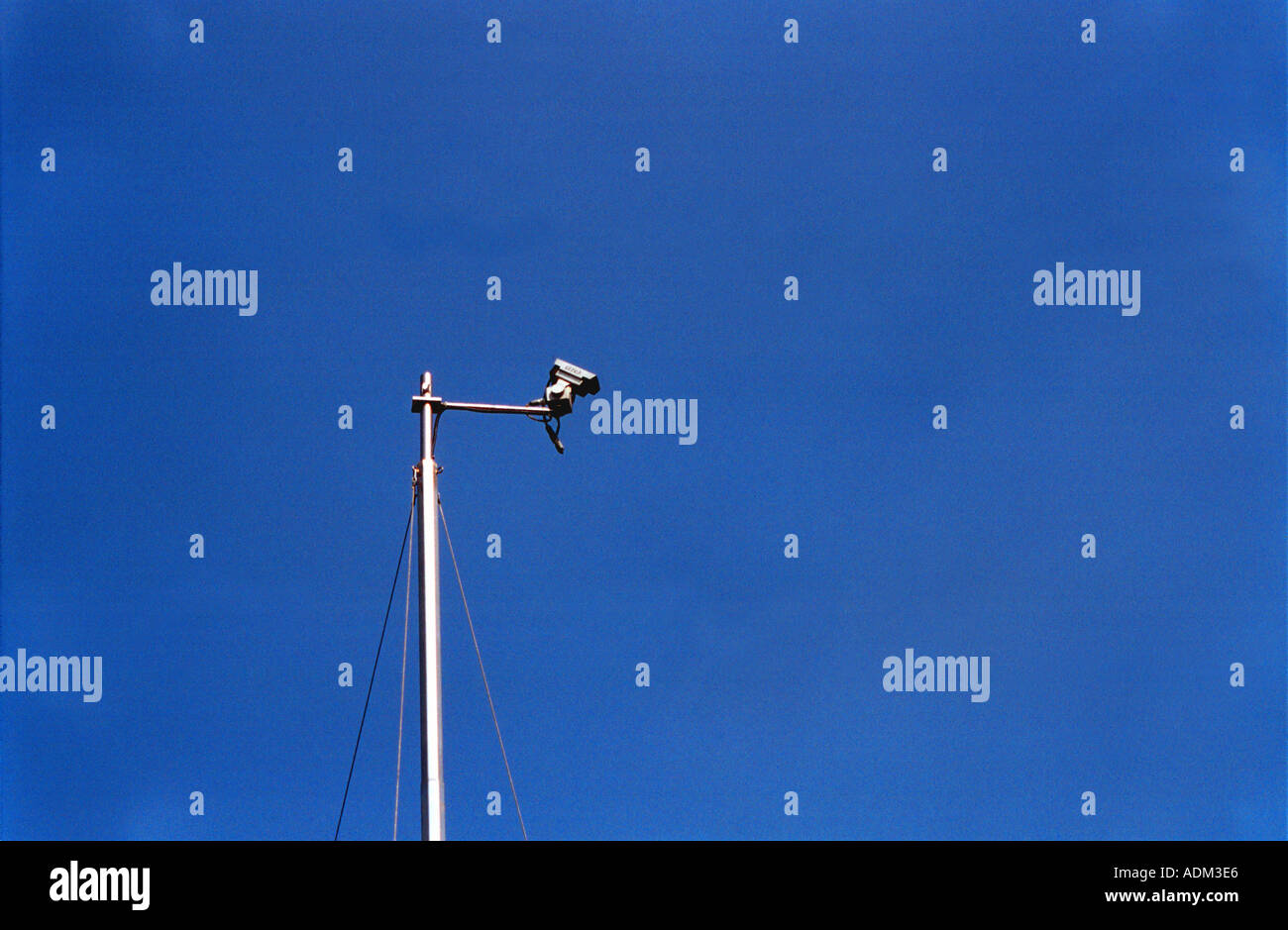cctv surveillance cameras on long pole Stock Photo - Alamy