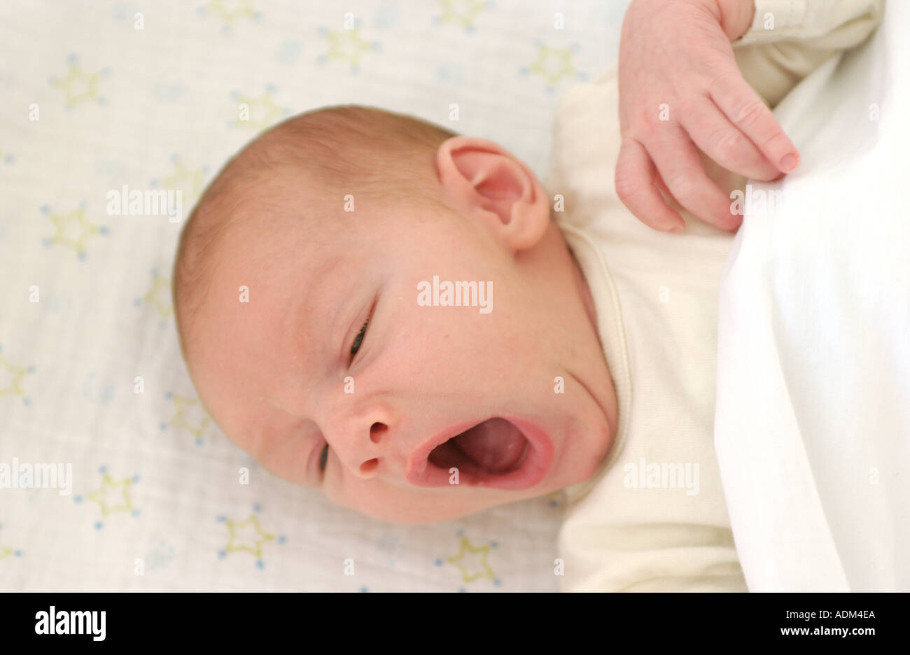 Baby boy child yawn yawning hi-res stock photography and images - Alamy