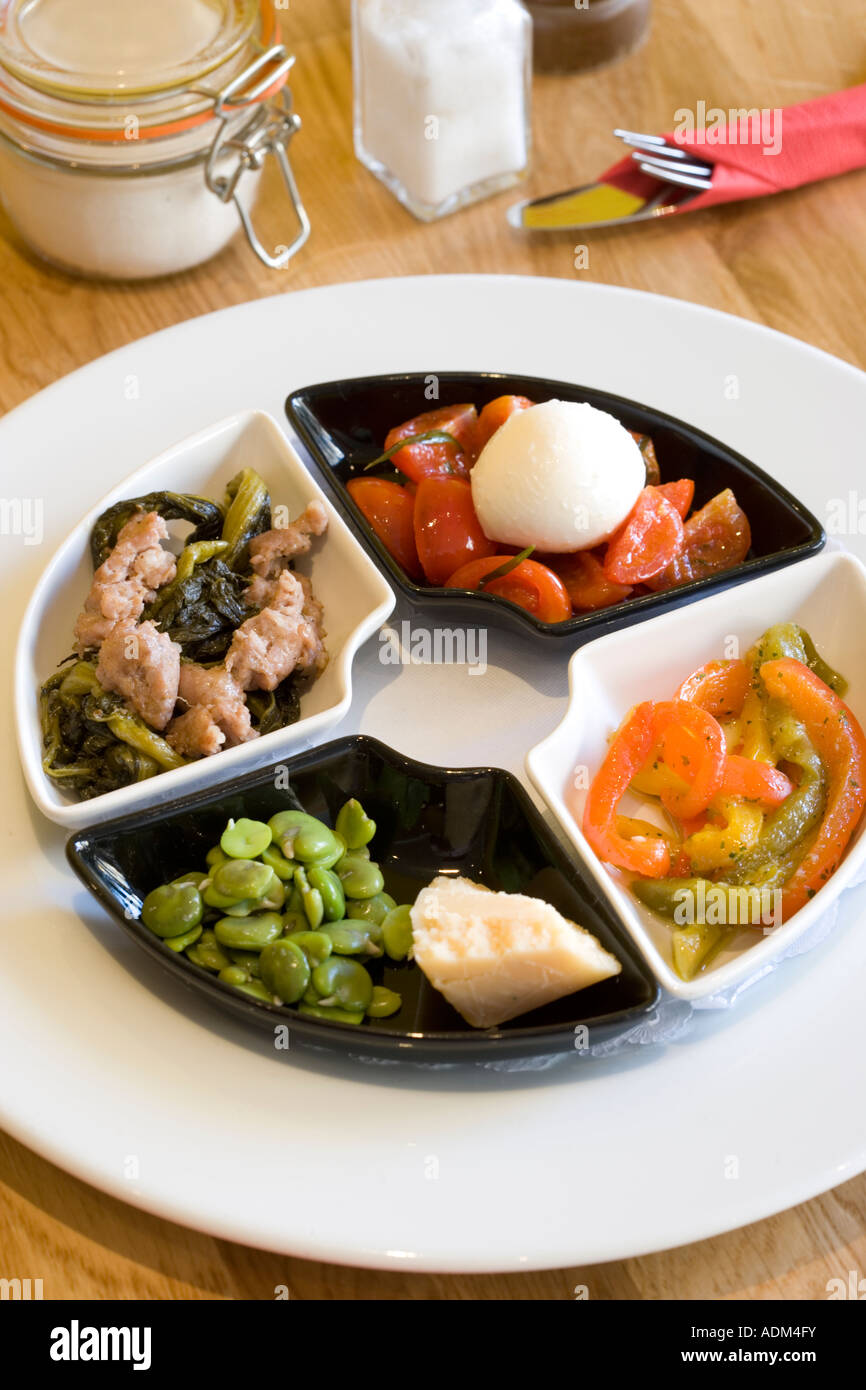 Italian Tapas Restaurant London England Stock Photo - Alamy