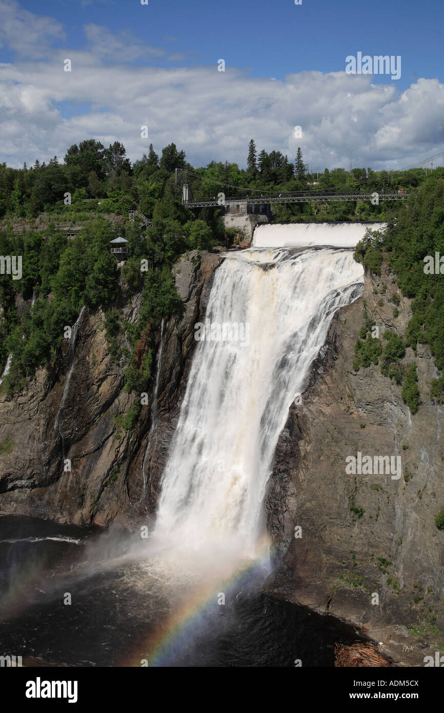 Canada Quebec Montmorency Falls Stock Photo - Alamy