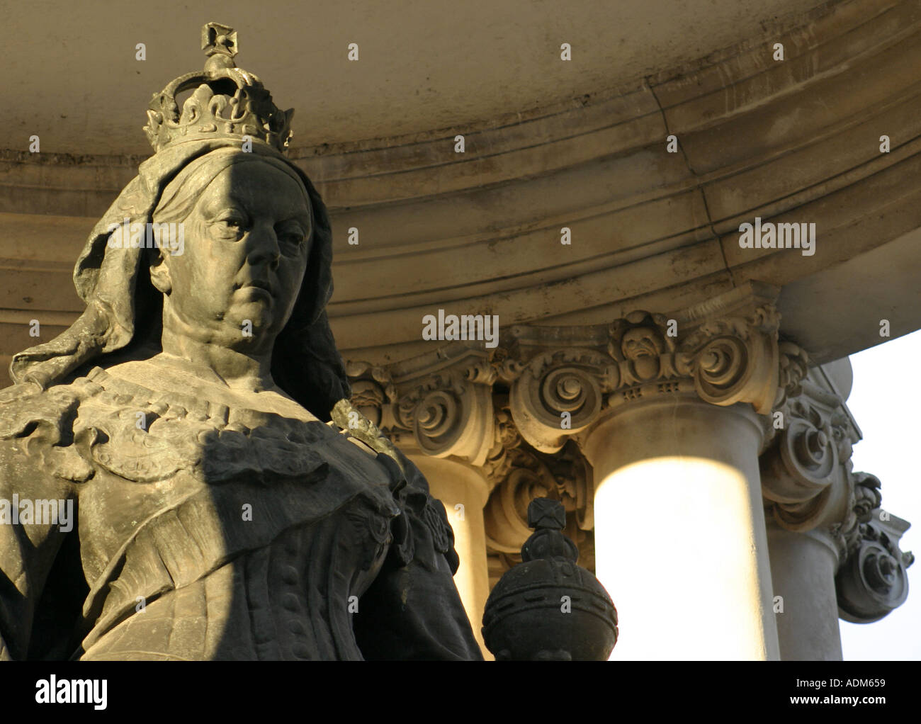 Queen Victoria Monument Derby Square Liverpool Merseyside UK Stock ...