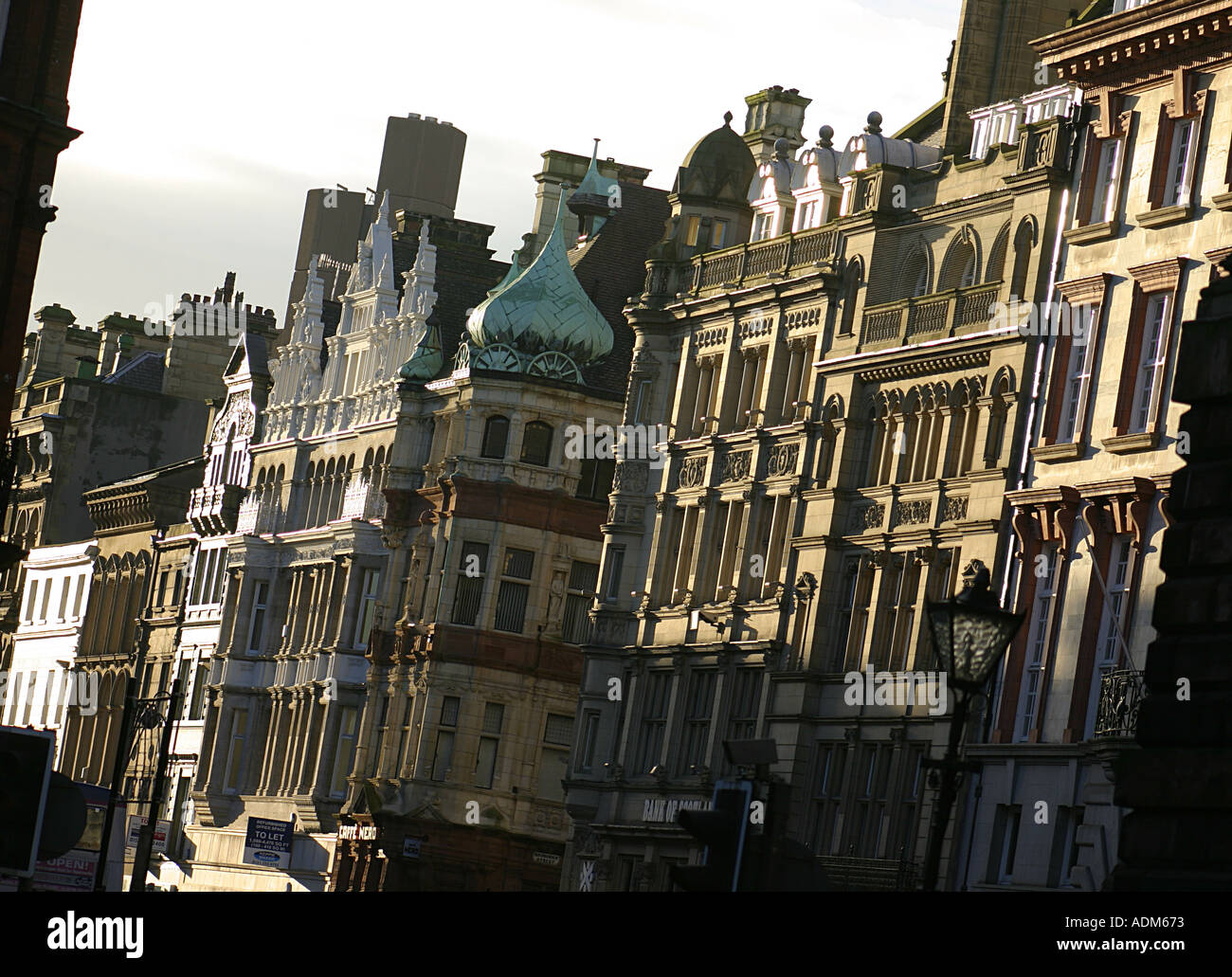 View along Castle Street Liverpool one of the ancient highways of the ...