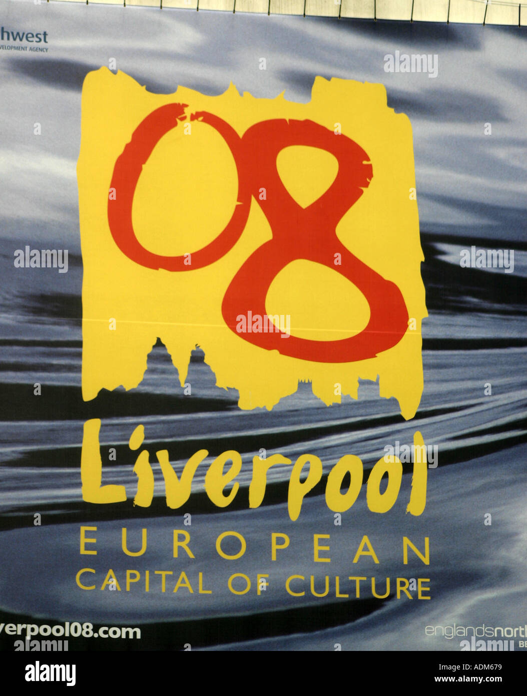 Liverpool City of Culture Sign in the city centre Merseyside UK Stock ...
