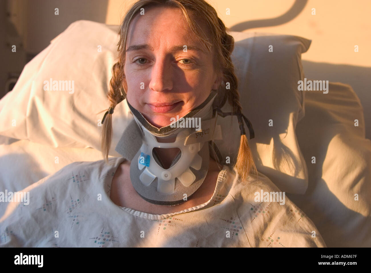 A patient in a hospital Stock Photo - Alamy
