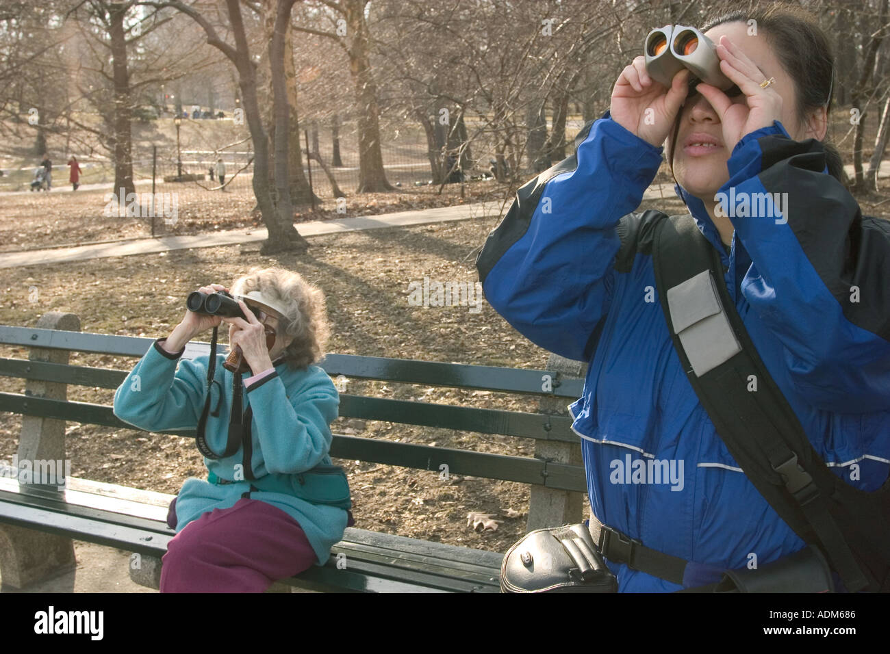 Fifth Avenue 5th Avenue Central Park birders birdwatchers bird watchers ...