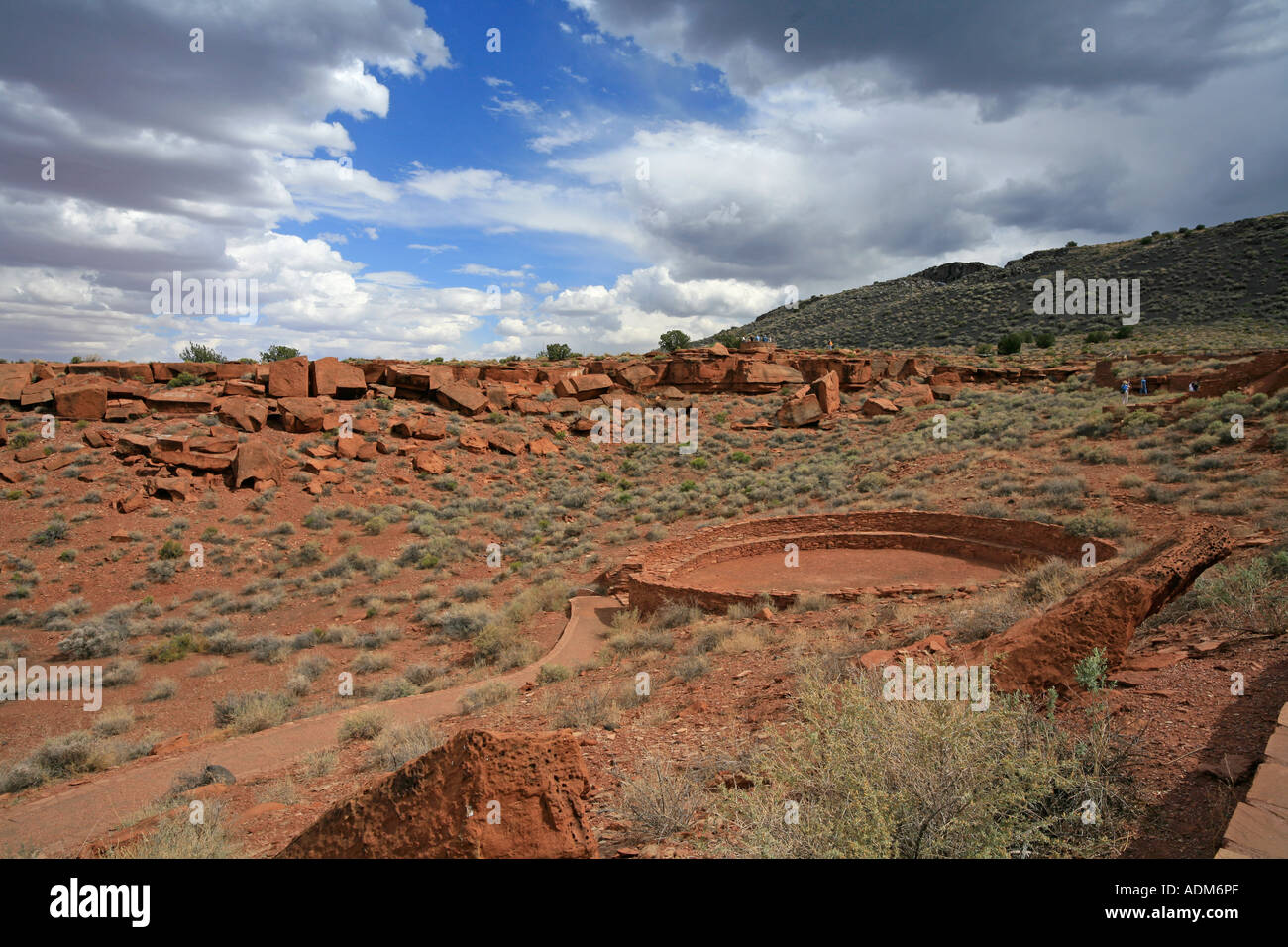 Wupatki Pueblo Wupatki and Sunset Crater National Monuments Arizona USA ...