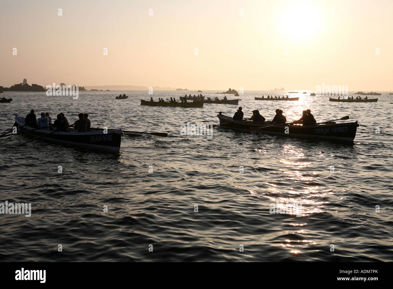 Gig race scilly hi-res stock photography and images - Alamy