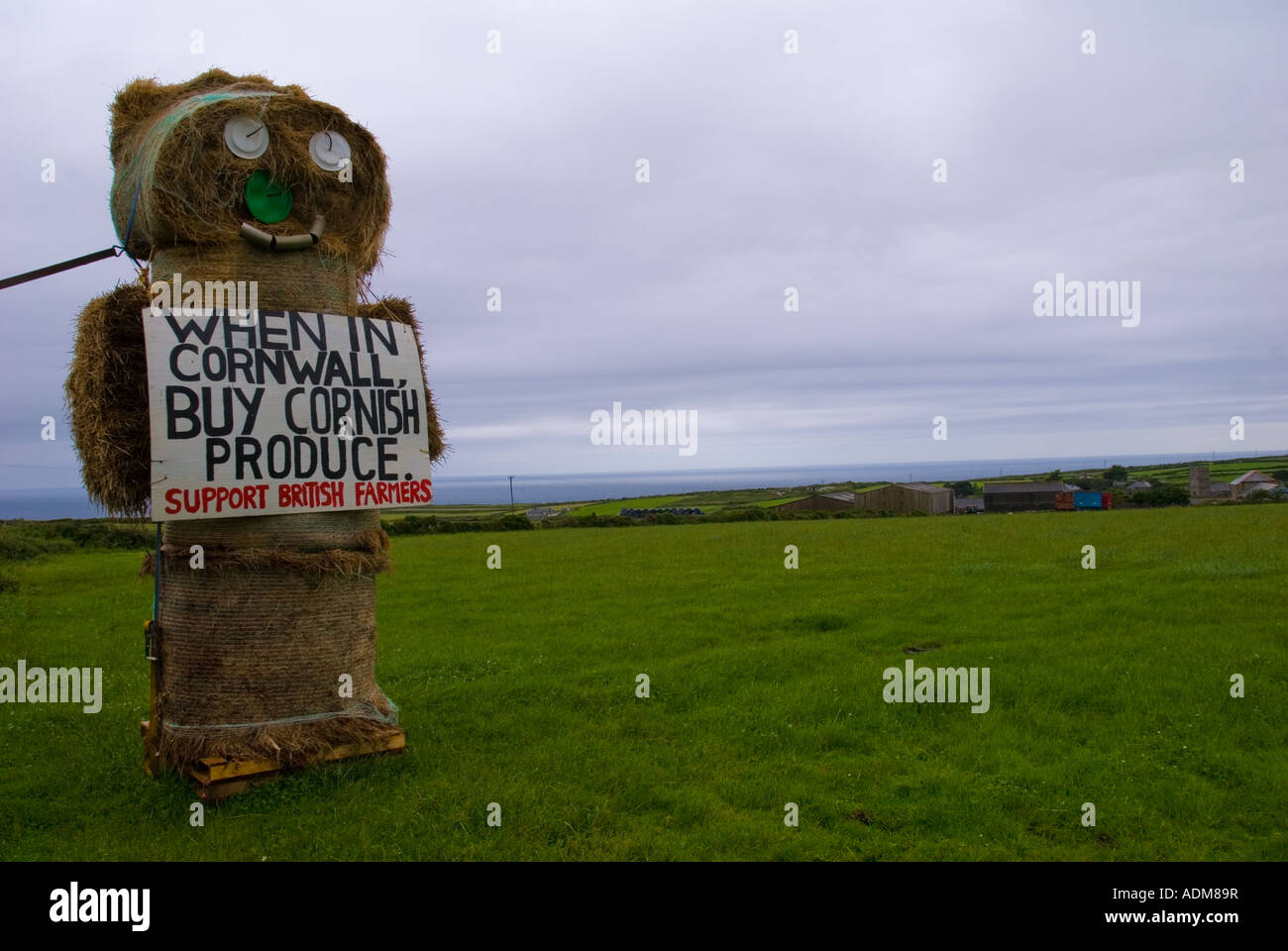 Buy British Buy Cornish Produce Demonstration Stock Photo - Alamy