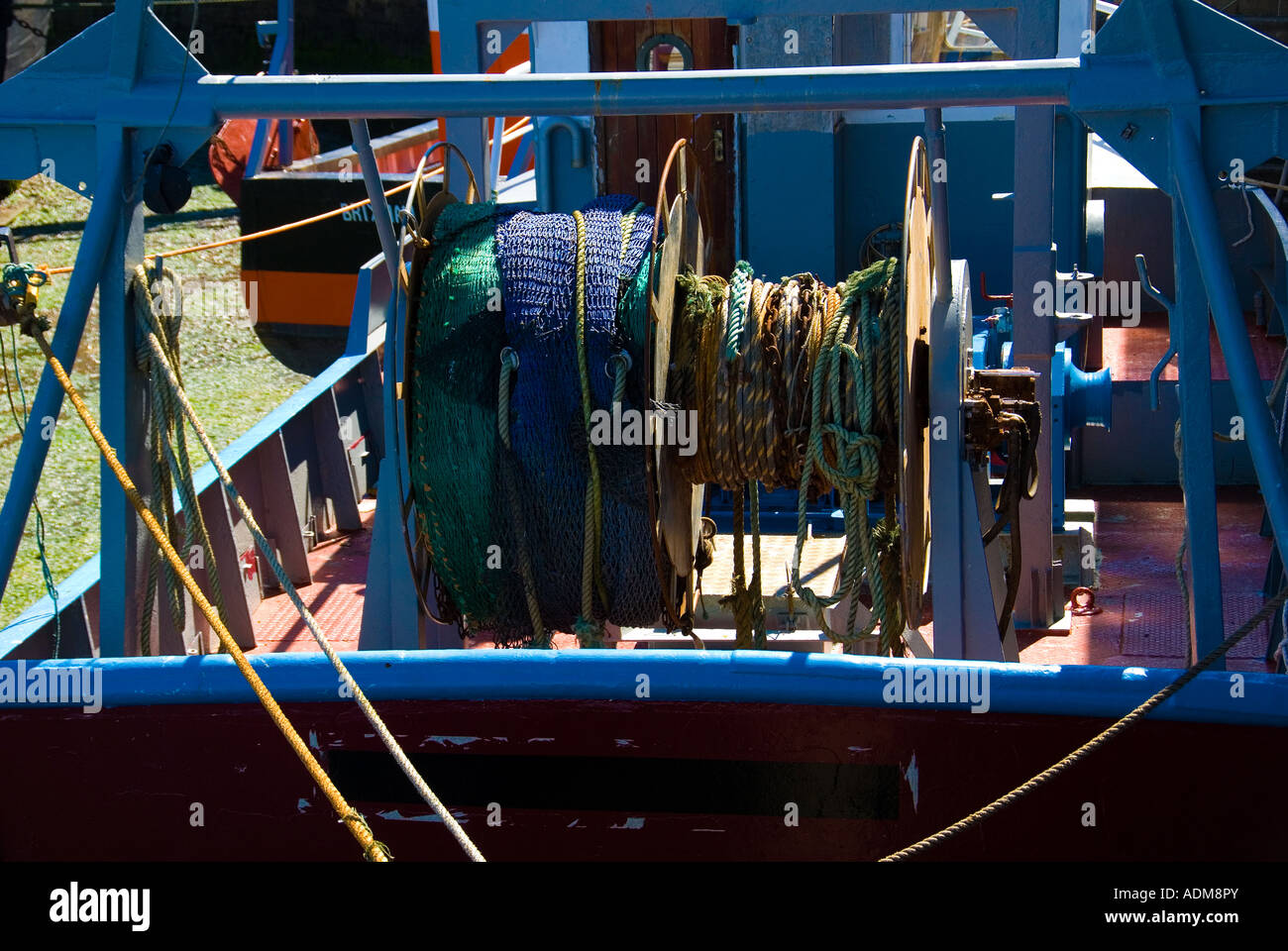 Trawler net reel hi-res stock photography and images - Alamy