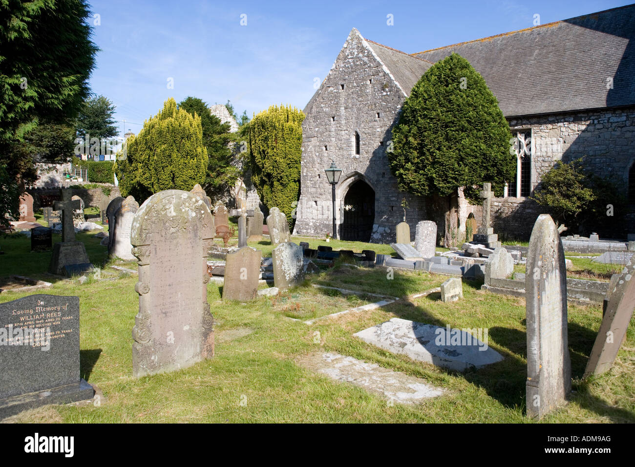 St illtyds church llantwit major hi-res stock photography and images ...