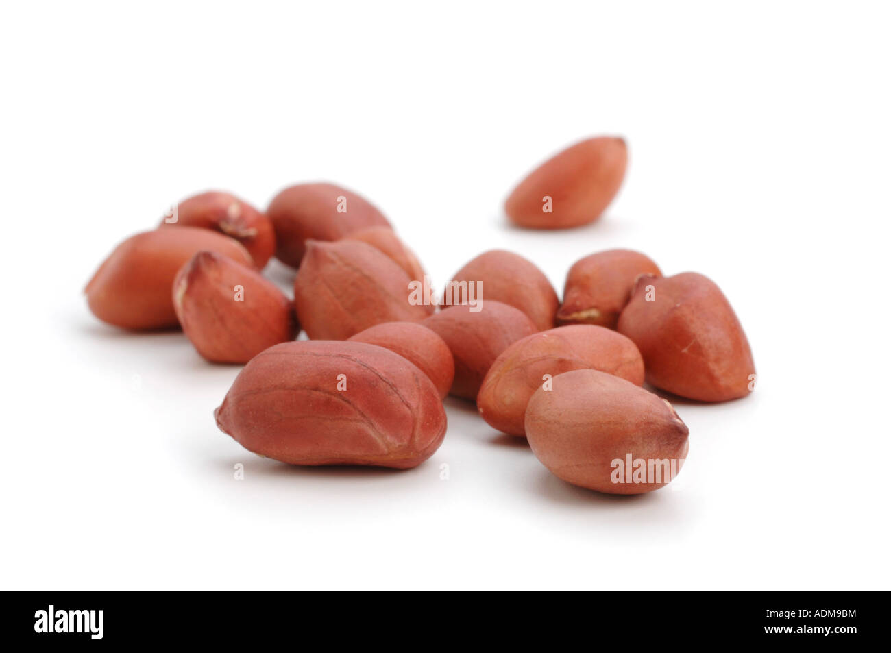 Red Skin Peanuts Stock Photo - Alamy