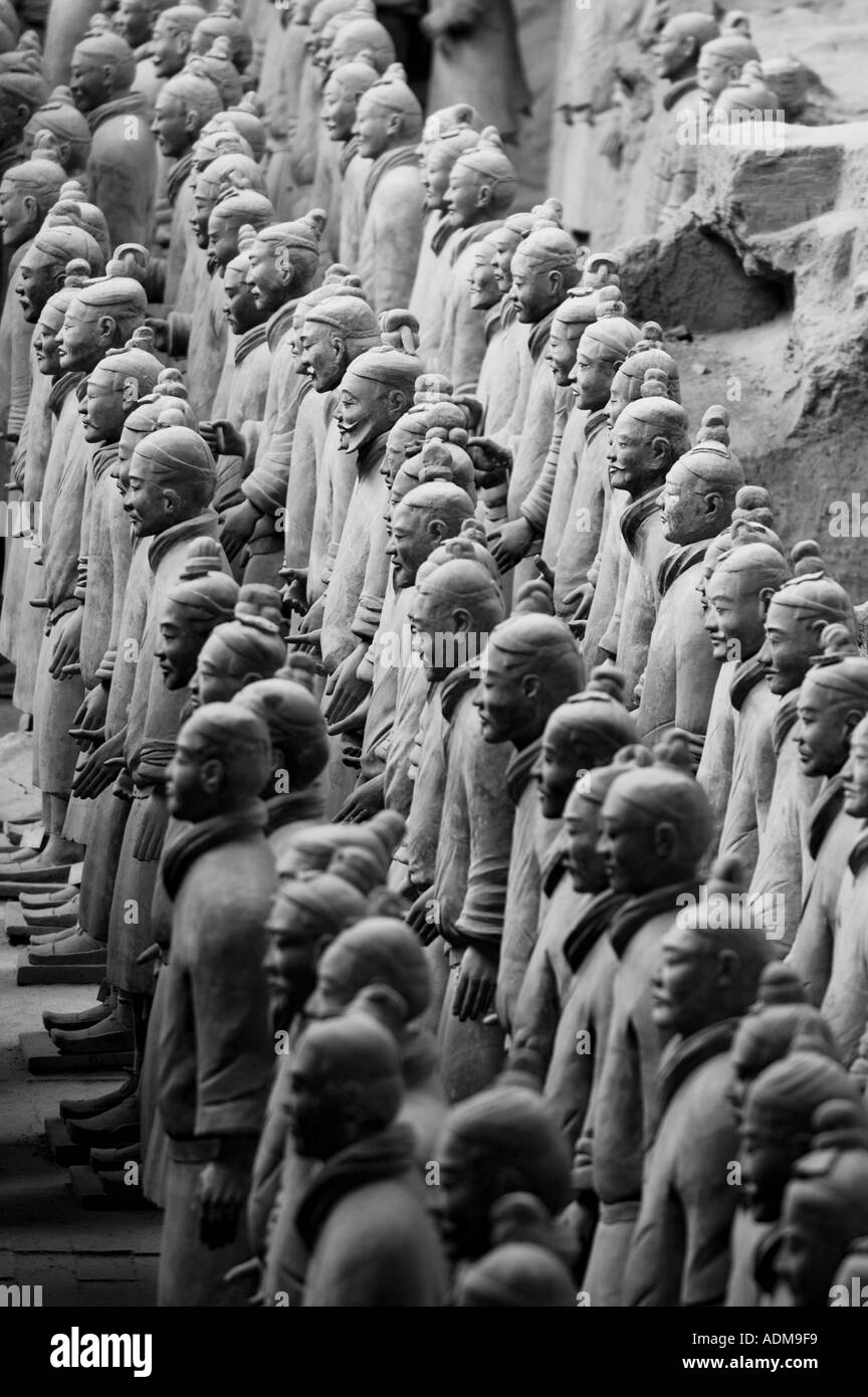 Terracotta Army, an ancient collection of sculptures depicting armies ...