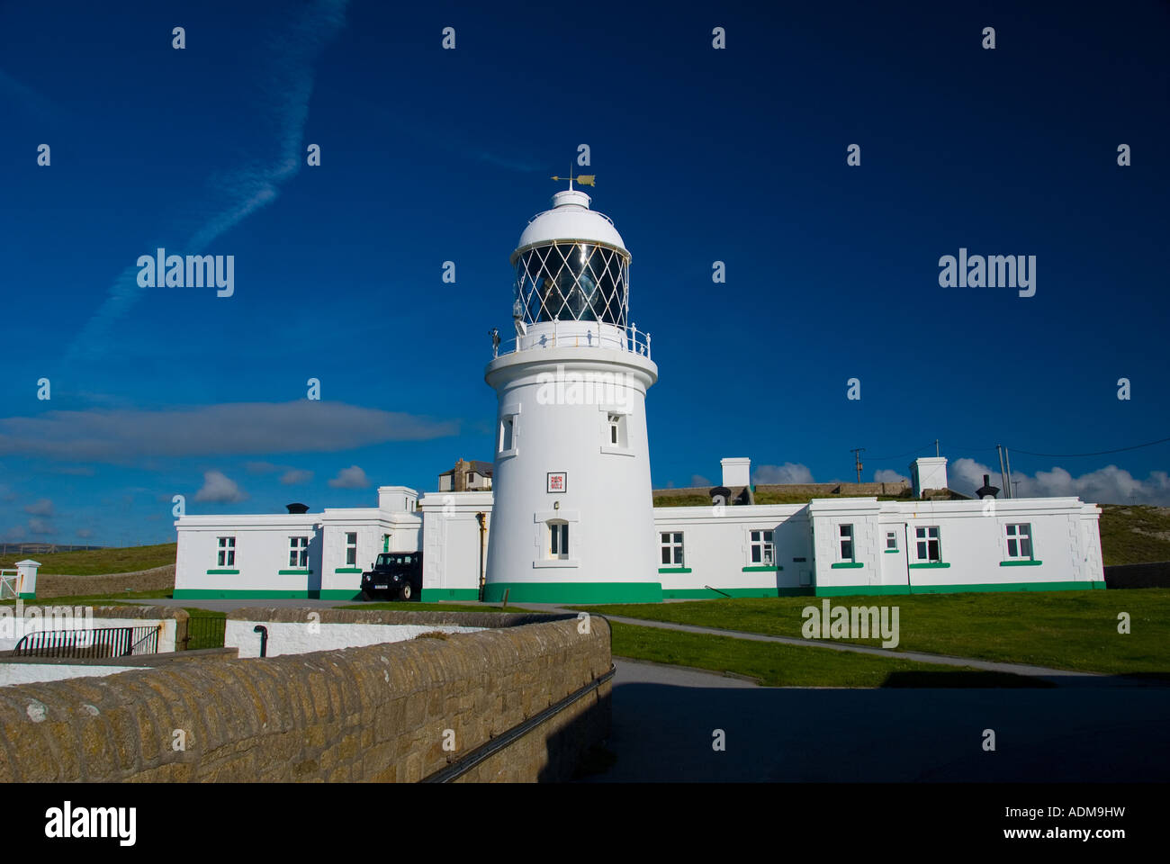 Pendeen Watch Lighthouse Stock Photo - Alamy