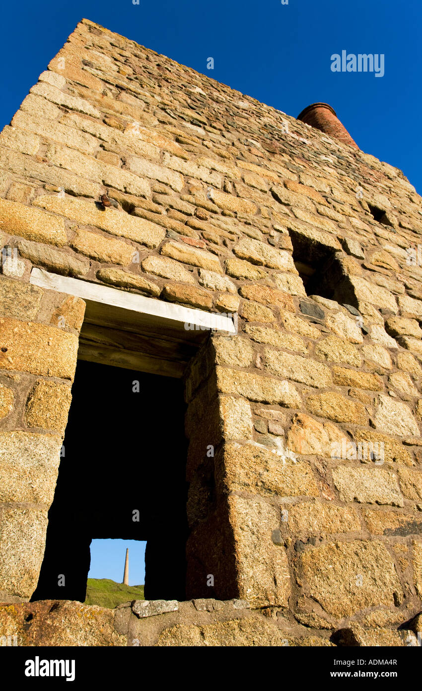 Crown Mine engine house at Botallack, Cornwall, UK Stock Photo - Alamy