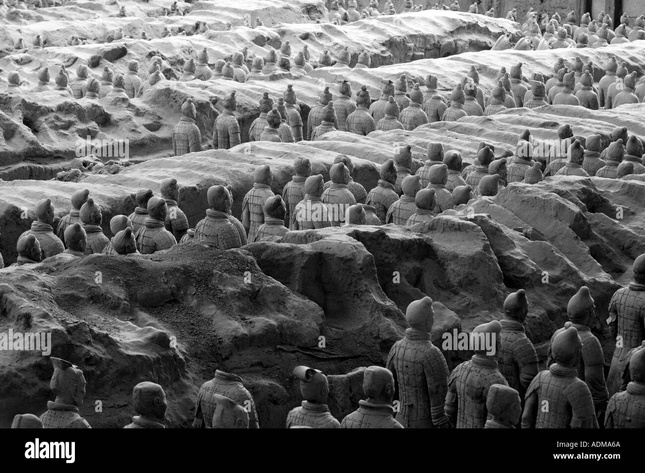 China Shaanxi Xian Bingmayong The Army Of Terra Cotta Warriors In ...