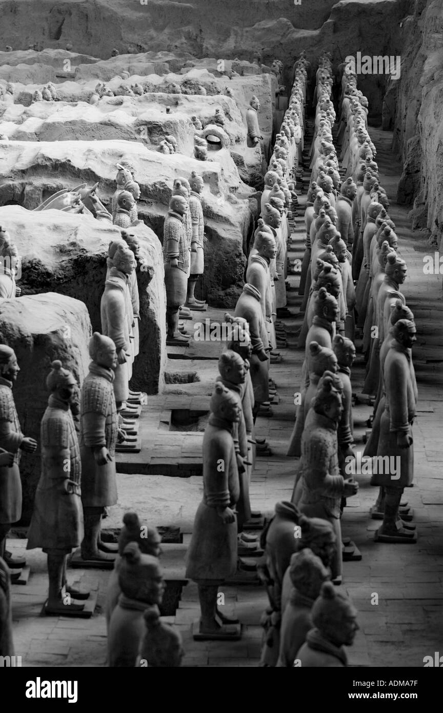 China Shaanxi Xian Bingmayong The Army Of Terra Cotta Warriors In ...