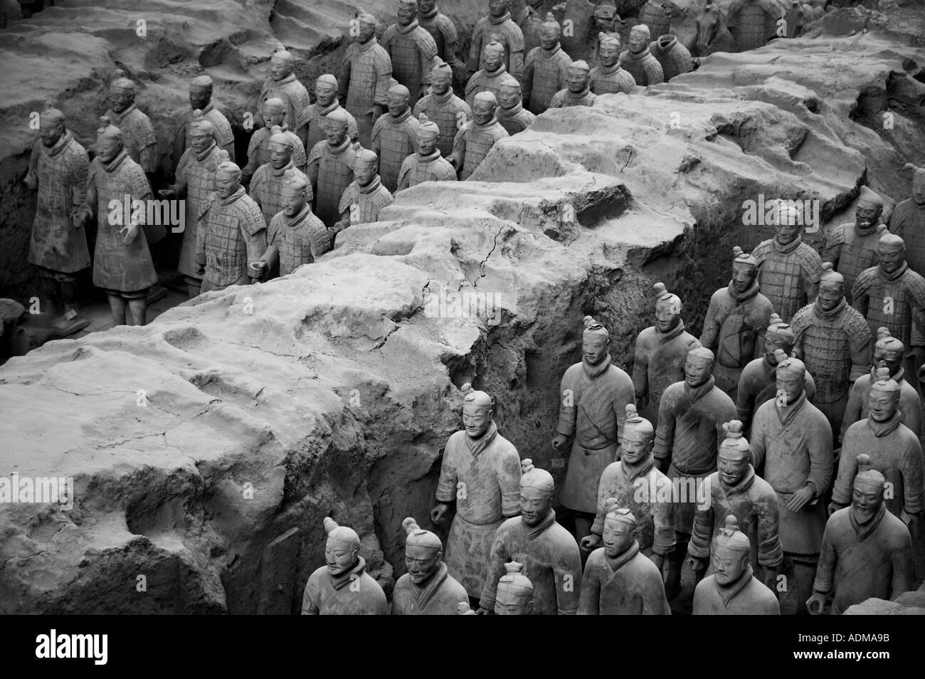 Terracotta Army, an ancient collection of sculptures depicting armies ...