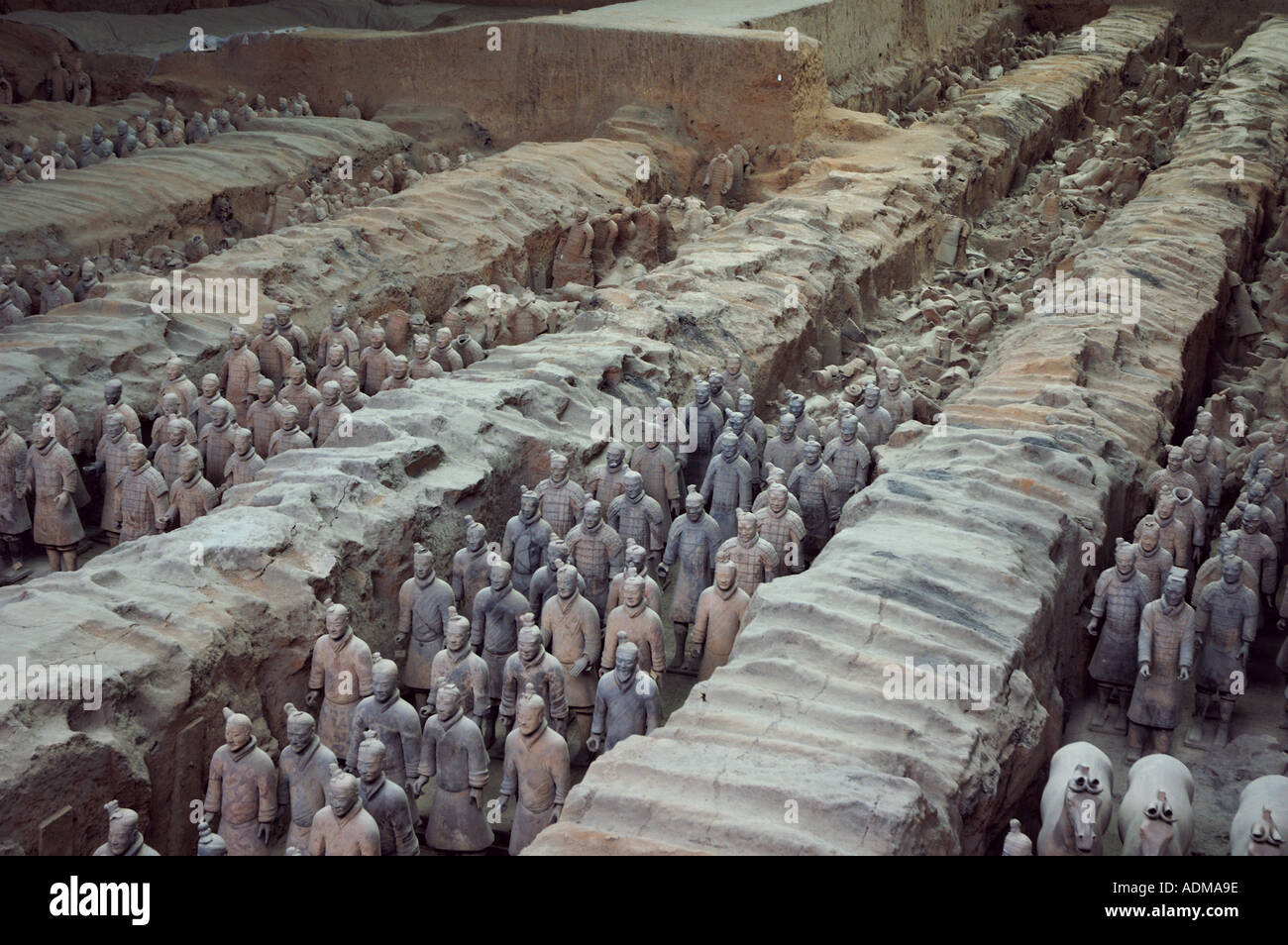 China Shaanxi Xian Bingmayong The Army Of Terra Cotta Warriors In ...