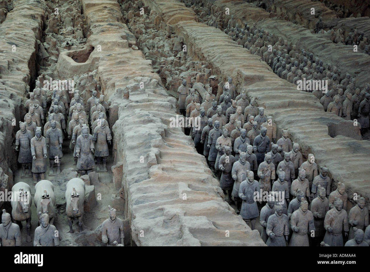 China Shaanxi Xian Bingmayong The Army Of Terra Cotta Warriors In ...