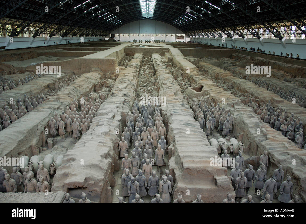 China Shaanxi Xian Bingmayong The Army Of Terra Cotta Warriors In ...