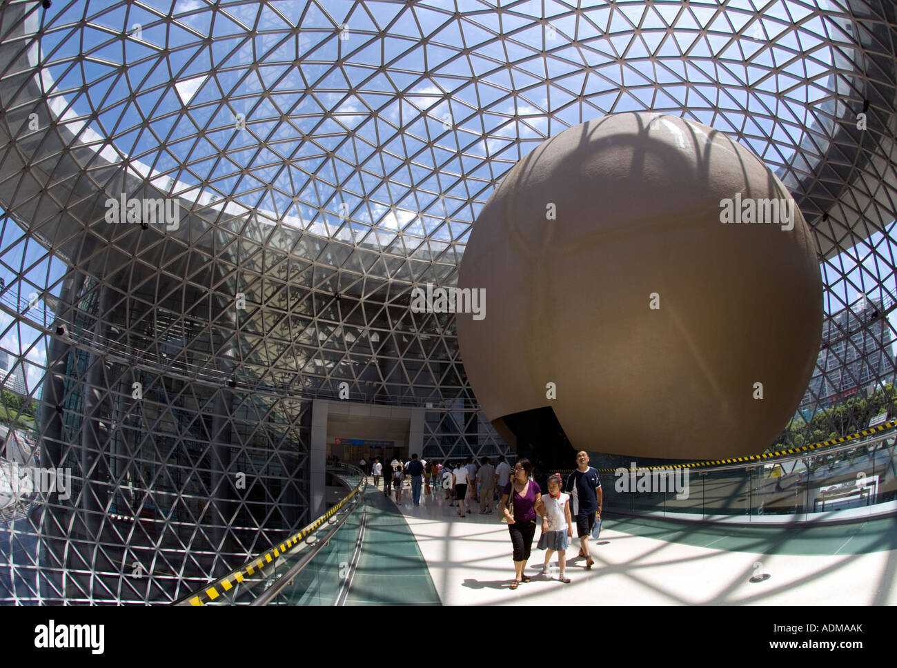 Interior of Museum of Science and Technology in Pudong Shanghai Stock ...