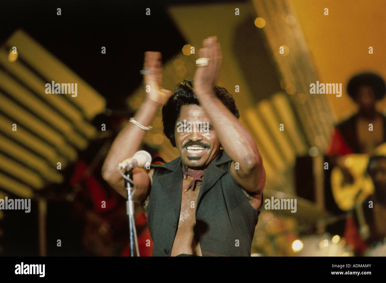JAMES BROWN - US singer in August 1976 Stock Photo - Alamy