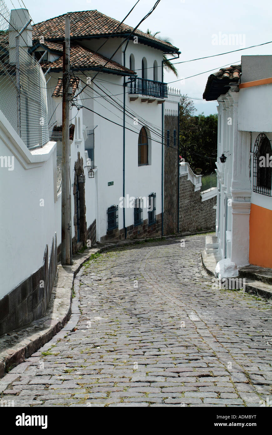 Residential suburb of Guapulo in Quito, Ecuador Stock Photo - Alamy