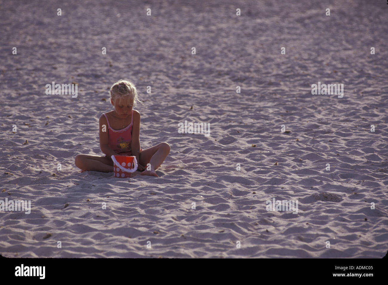 Kids playing on the beach Seascape Mallorca Spain ocean sea water ...