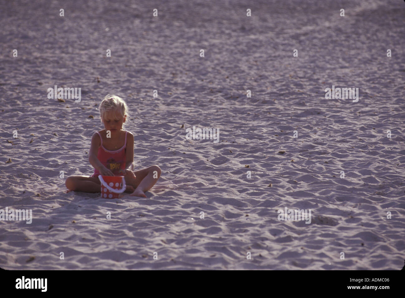 Kids playing on the beach Seascape Mallorca Spain ocean sea water ...