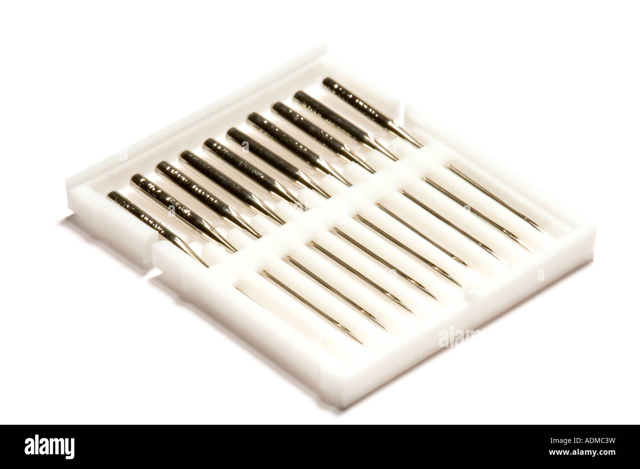 series object on white isolated Set of needle Stock Photo - Alamy