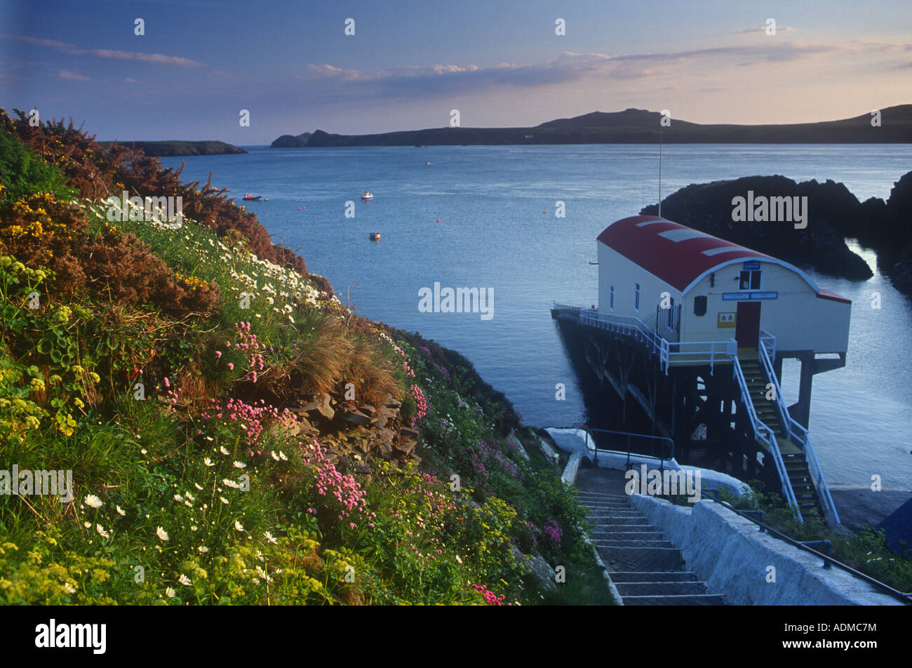 St Justinians Lifeboat House Ramsey Sound Pembrokeshire Dyfed West ...