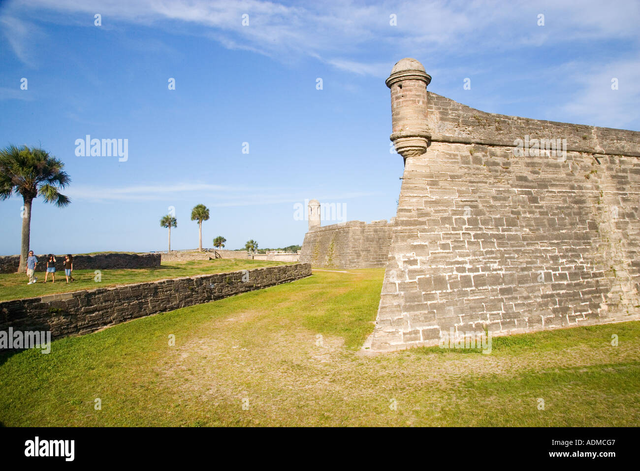 Castillo de San Marco St Augustine Florida USA Stock Photo - Alamy