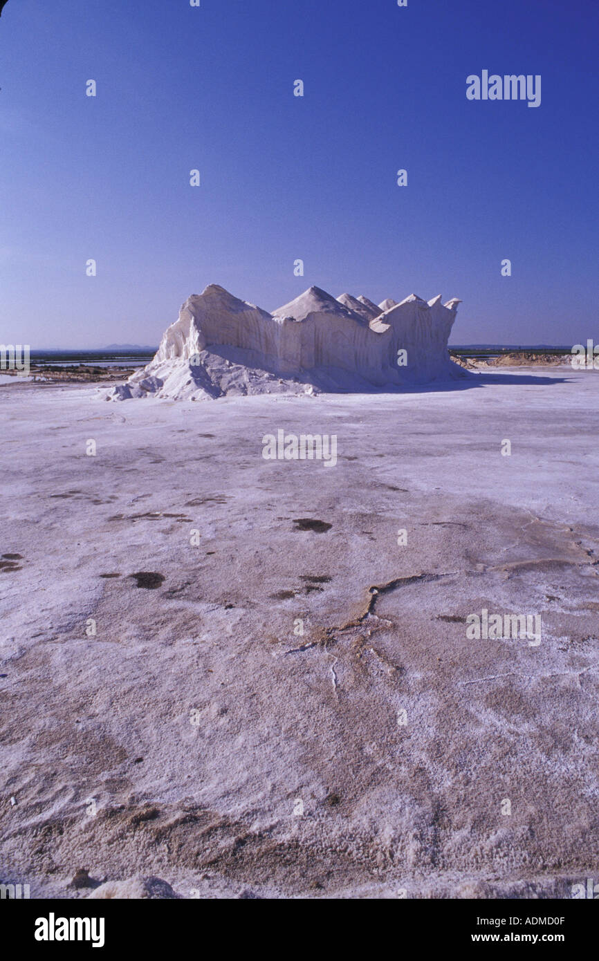 Open Salt Mines Mallorca Spain Mediterranean industry environment ...