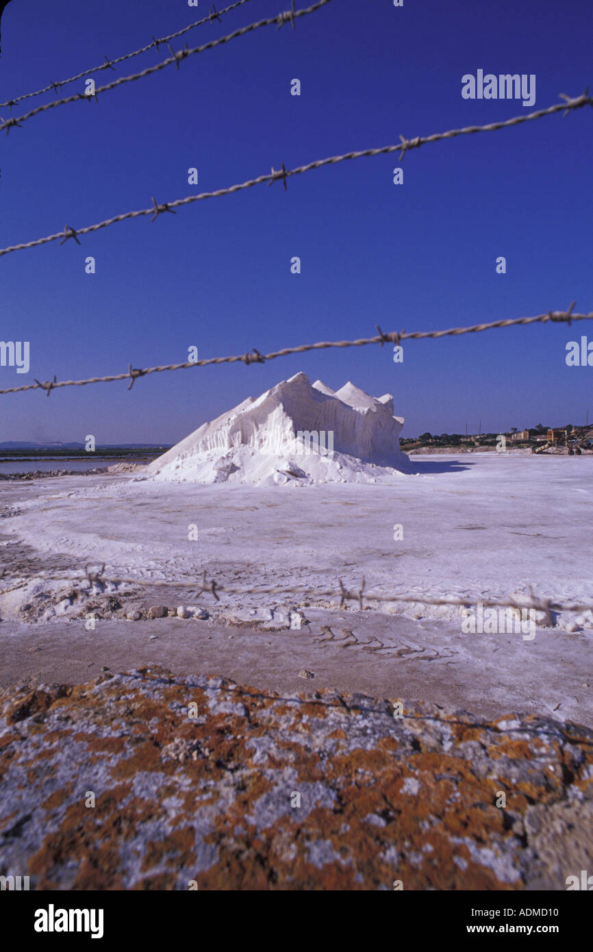 Open Salt Mines Mallorca Spain Mediterranean industry environment ...