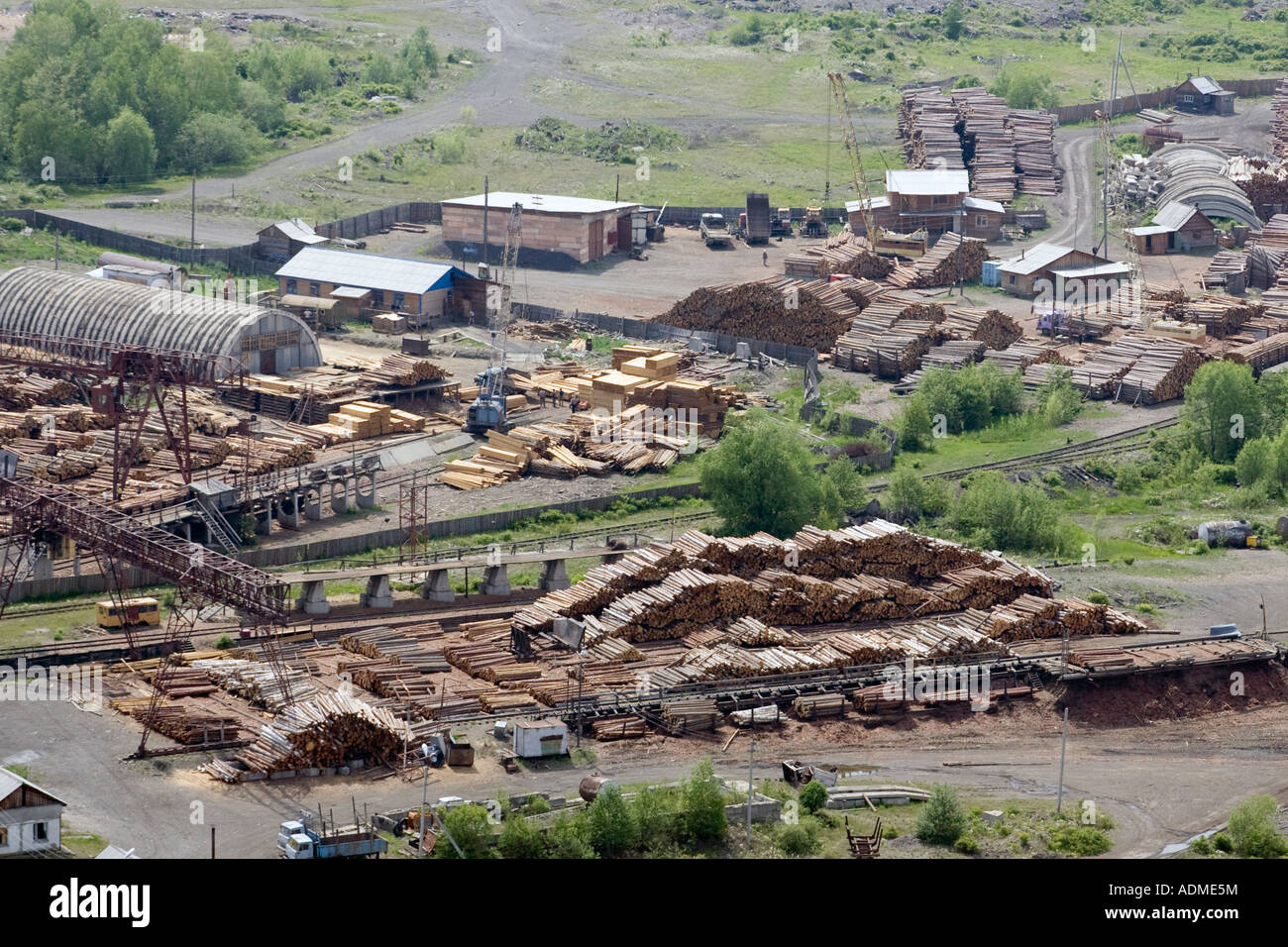 Russian lumber industry hi-res stock photography and images - Alamy