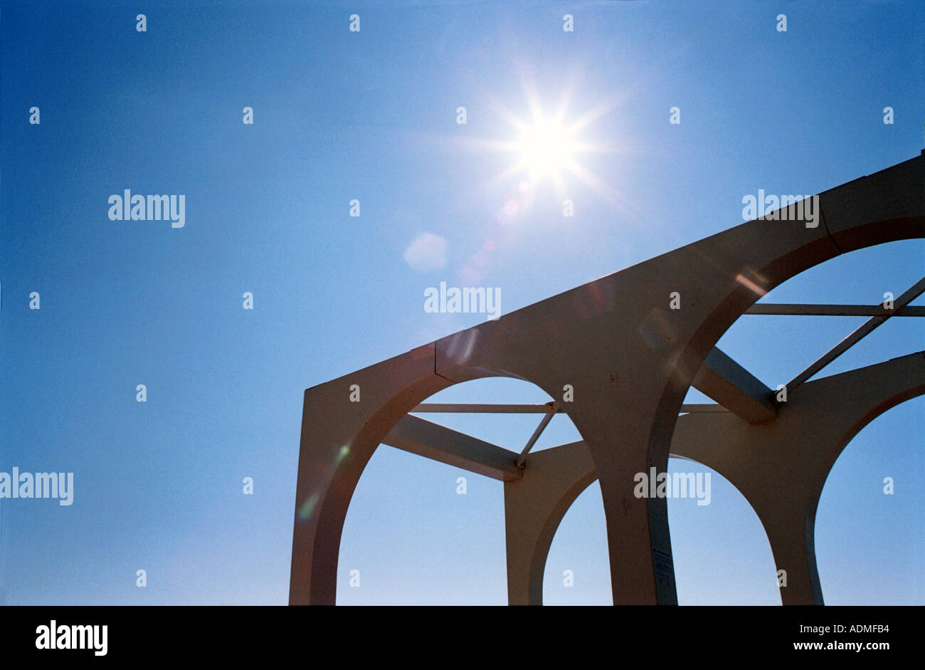 abstract building against sun Stock Photo - Alamy