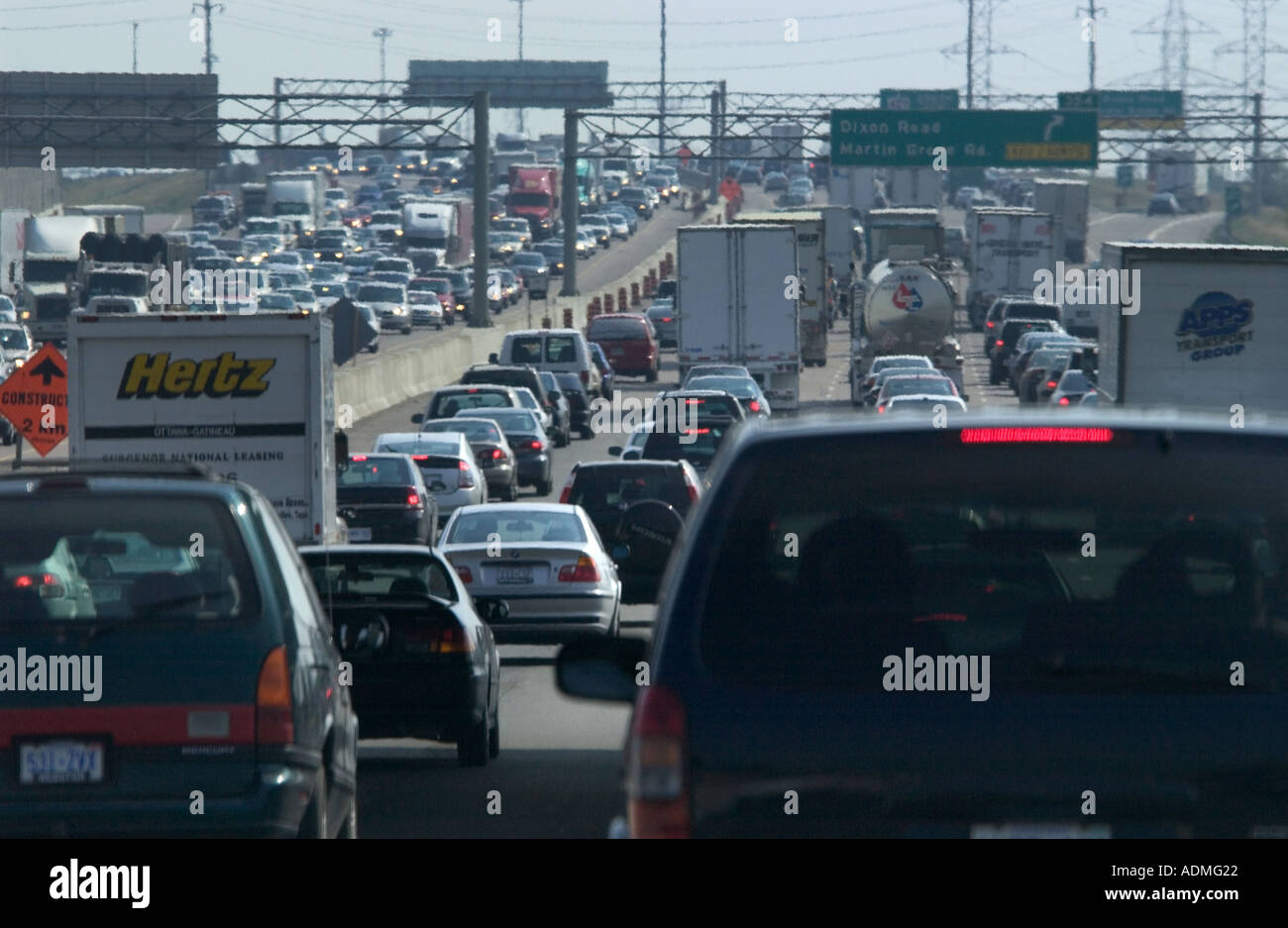 traffic congestion highway Stock Photo - Alamy