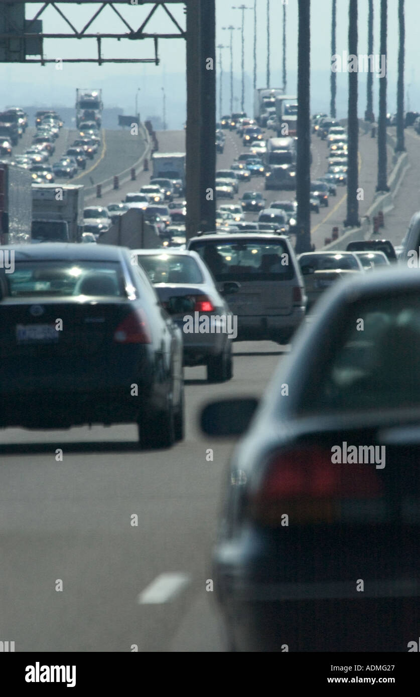 traffic smog pollution highway Stock Photo - Alamy